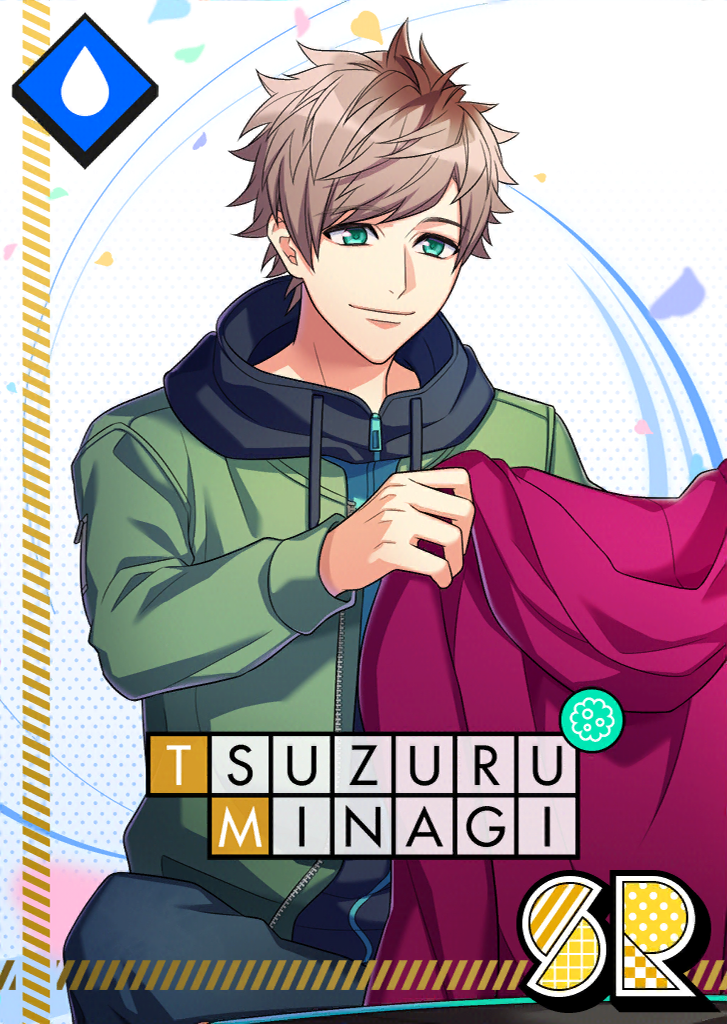 File:(I Want to Walk in an Unknown Town) Tsuzuru Serious SR.png - A3! Wiki