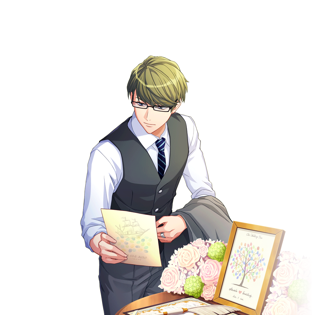 File:(Apathetic Bridal) Chikage Action SSR Transparent.png - A3! Wiki