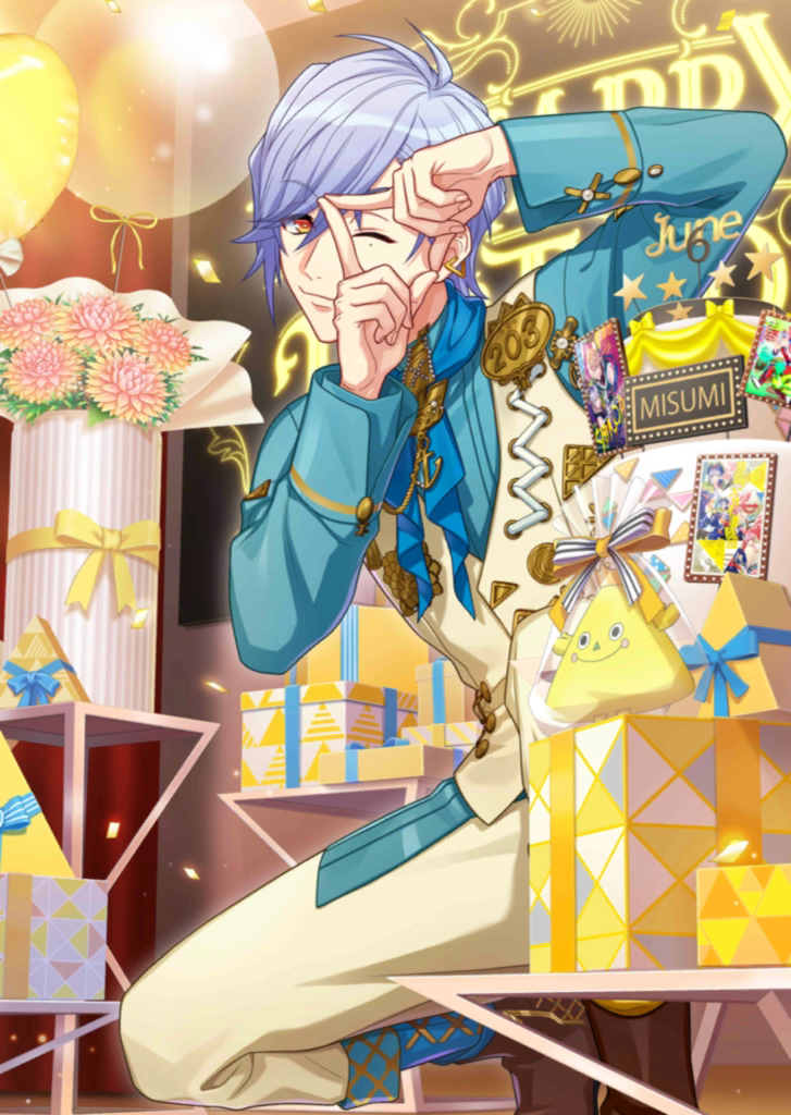 File:(MANKAI Party) Misumi Action SSR+ Raw.png - A3! Wiki