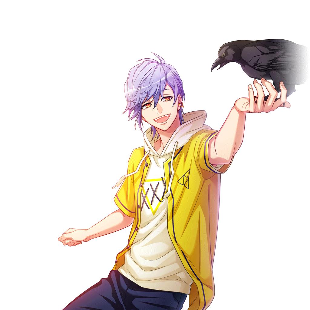 File:(Moonlit Karasu-Tengu) Misumi Serious SSR Transparent.png - A3! Wiki