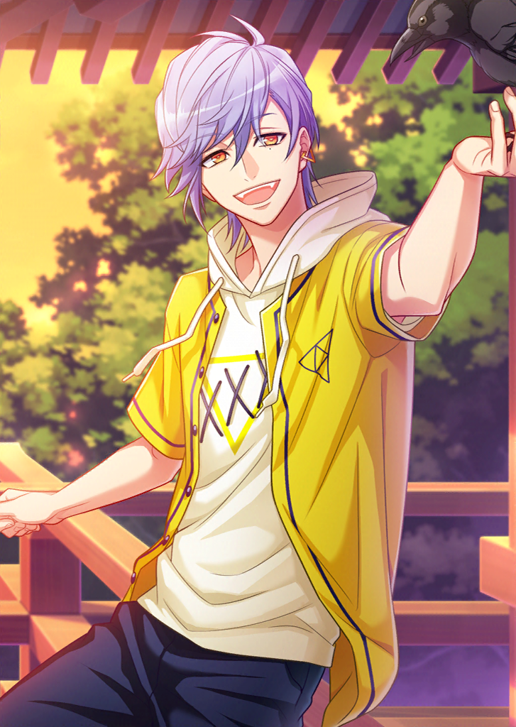 File:(Moonlit Karasu-Tengu) Misumi Serious SSR Raw.png - A3! Wiki