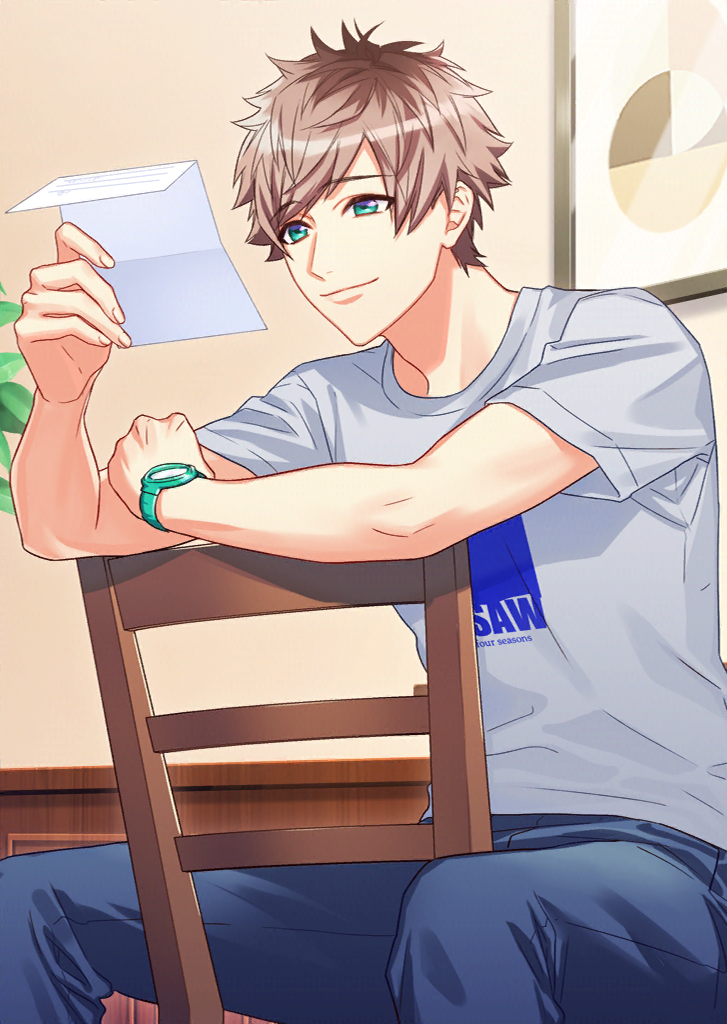 File:(Greetings, Dear Sir) Tsuzuru Action SSR Raw.png - A3! Wiki