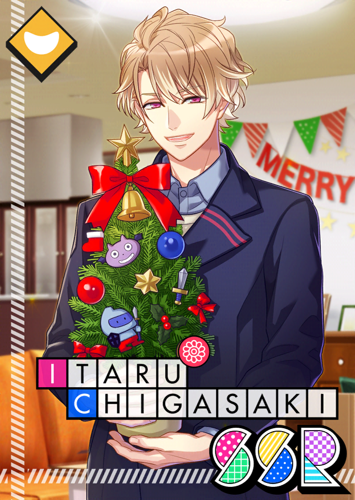 File:(Salaryman Santa's Visit) Itaru Comedy SSR.png - A3! Wiki