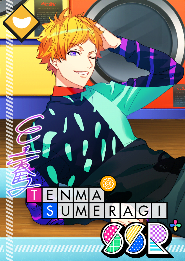 File:(Haru Natsu Aki Fuyu ☆ Blooming!) Tenma Comedy SSR++.png - A3! Wiki