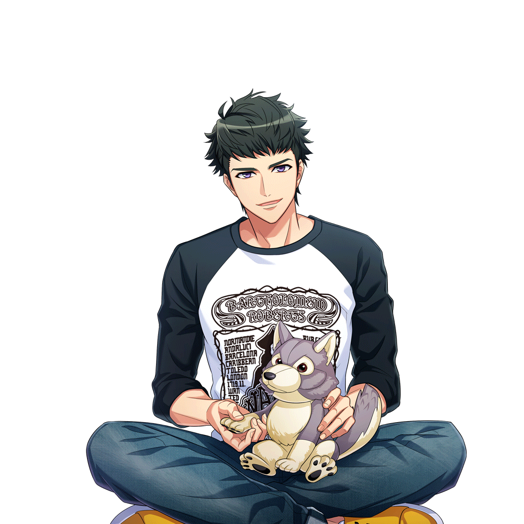 File:(Growl Growl☆Mode) Tasuku Action SR Transparent.png - A3! Wiki