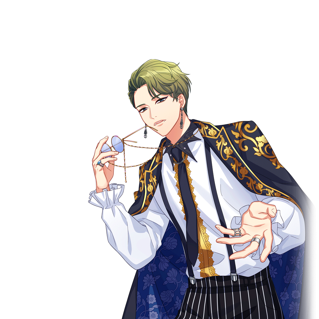 File:(Moonlit Rose Castle) Chikage Serious SSR+ Transparent.png - A3! Wiki