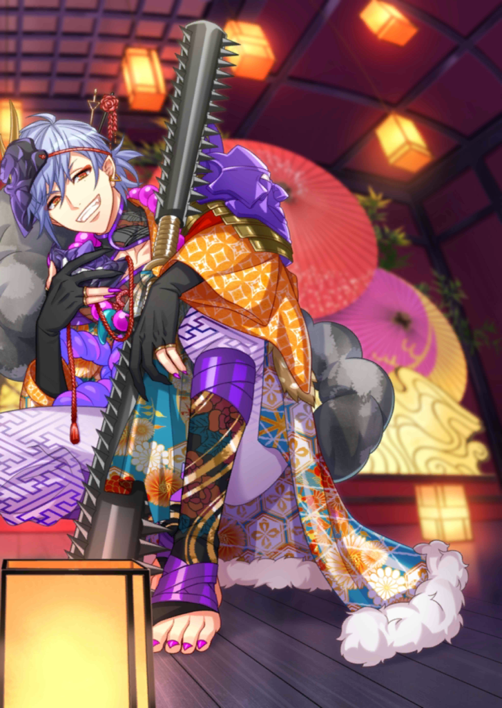 File:(With Lightning Speed! Leaping Demon) Misumi Serious SSR+ raw.png - A3! Wiki