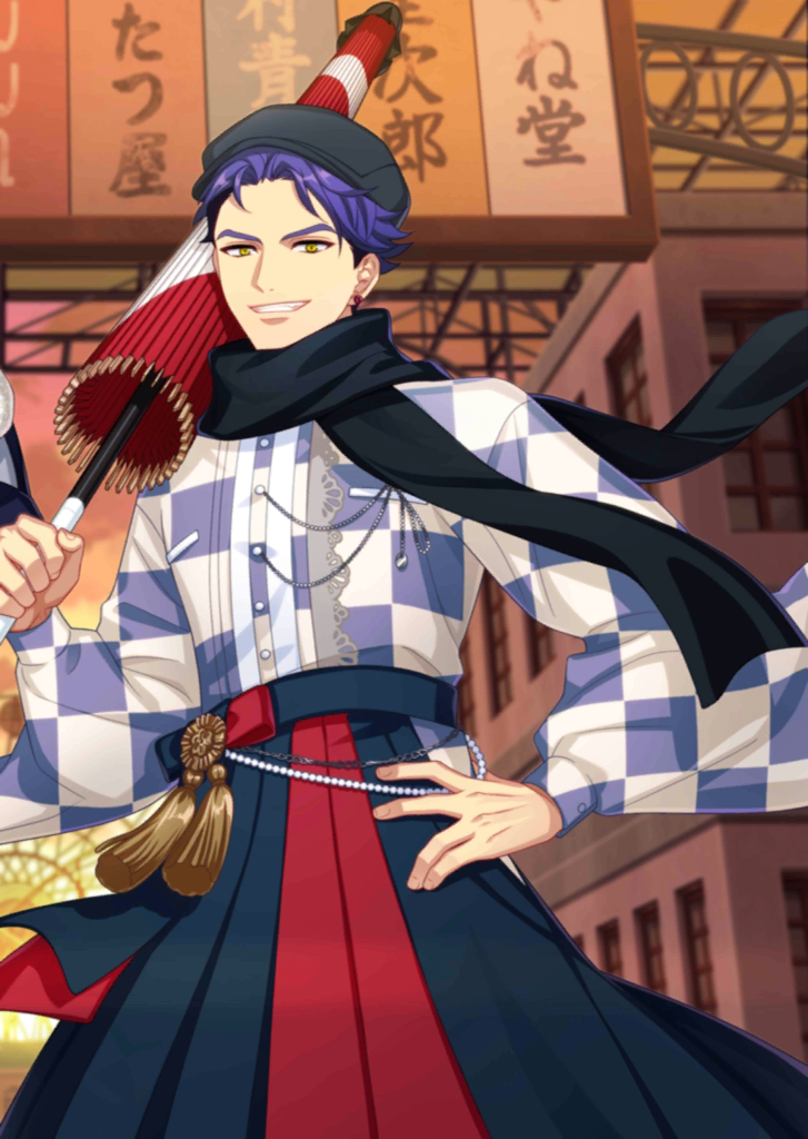 File:(A Smile for the Setting Sun) Juza Serious SSR+ Raw.png - A3! Wiki