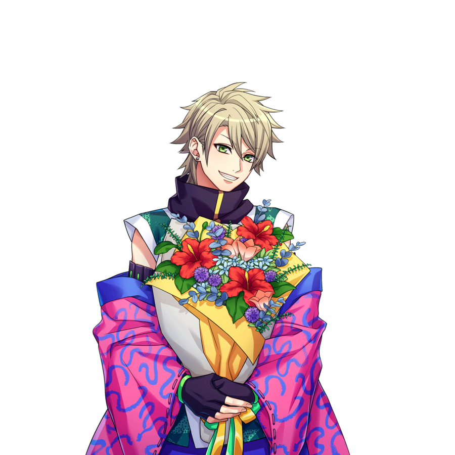 File:(Banquet of Blooming) Kazunari Serious SR Transparent.png - A3! Wiki