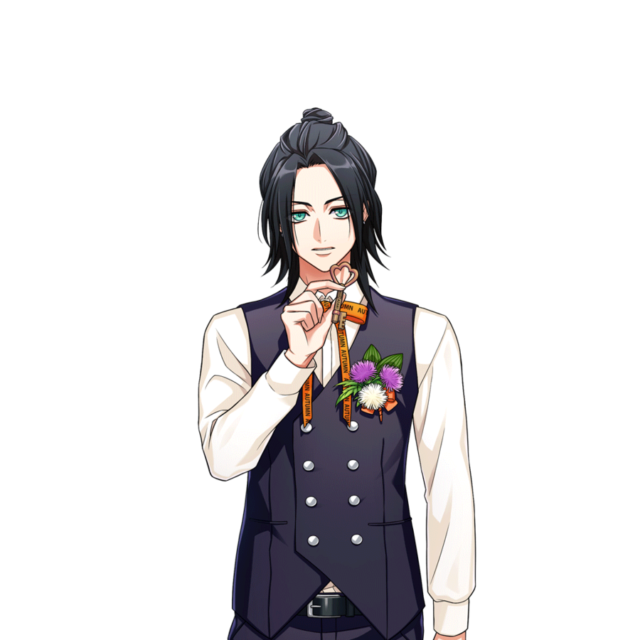 File:(Promise of Blooming) Azami Serious SR Transparent.png - A3! Wiki