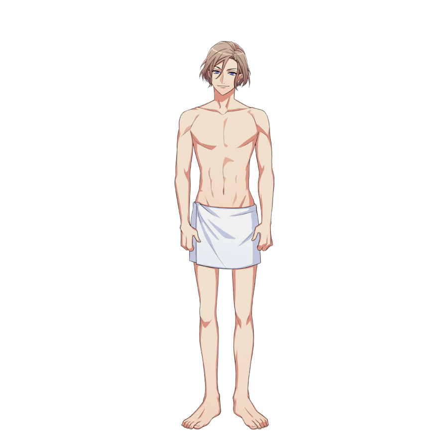File:Banri Bath Fullbody.png - A3! Wiki