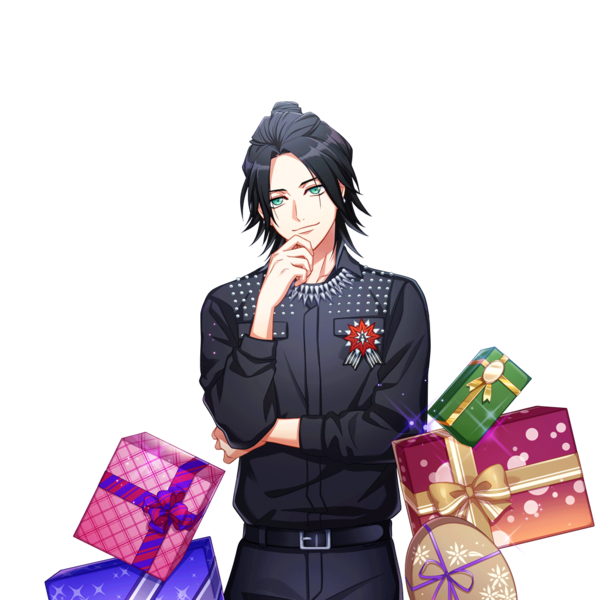 File:(MANKAI Birthday) Azami Action SSR+ Transparent.png