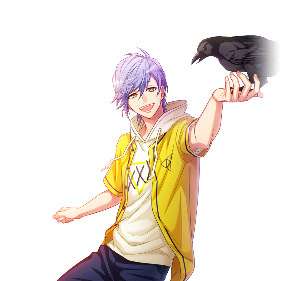 File:(Moonlit Karasu-Tengu) Misumi Serious SSR Transparent.png - A3! Wiki