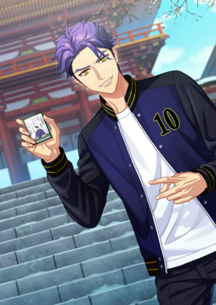File:(Like the Late Autumn Wind) Juza Comedy SSR Raw.png - A3! Wiki