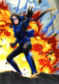 File:(Beautiful Mankai Blue) Azami Action SSR+ Raw.png - A3! Wiki
