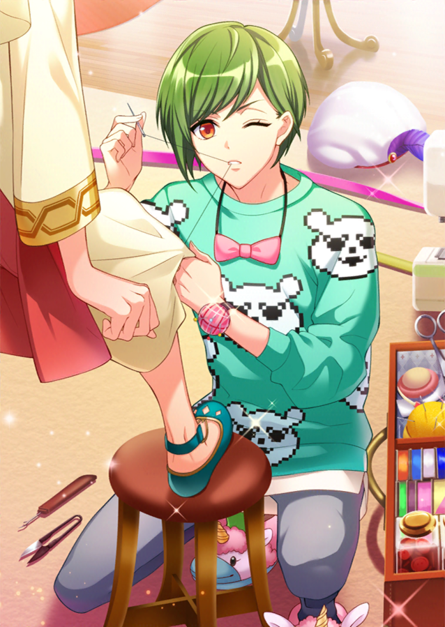 File:(Sewing Lullaby) Yuki Serious SSR Raw.png - A3! Wiki