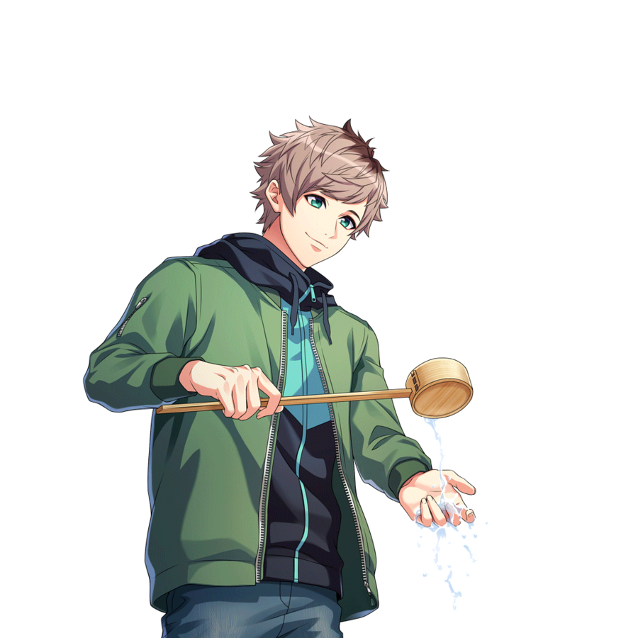 File:(Purifying Water Ladle) Tsuzuru Action SR Transparent.png - A3! Wiki