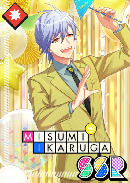 File:(MANKAI Glitter) Misumi Action SSR.png - A3! Wiki